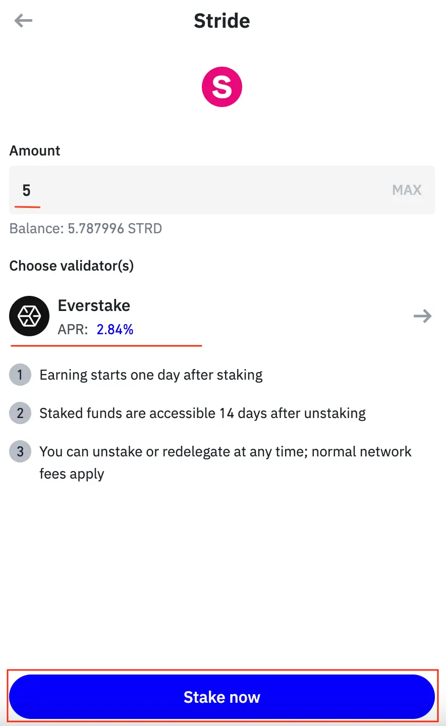 Blog | How to Stake STRD using Trust Wallet extension