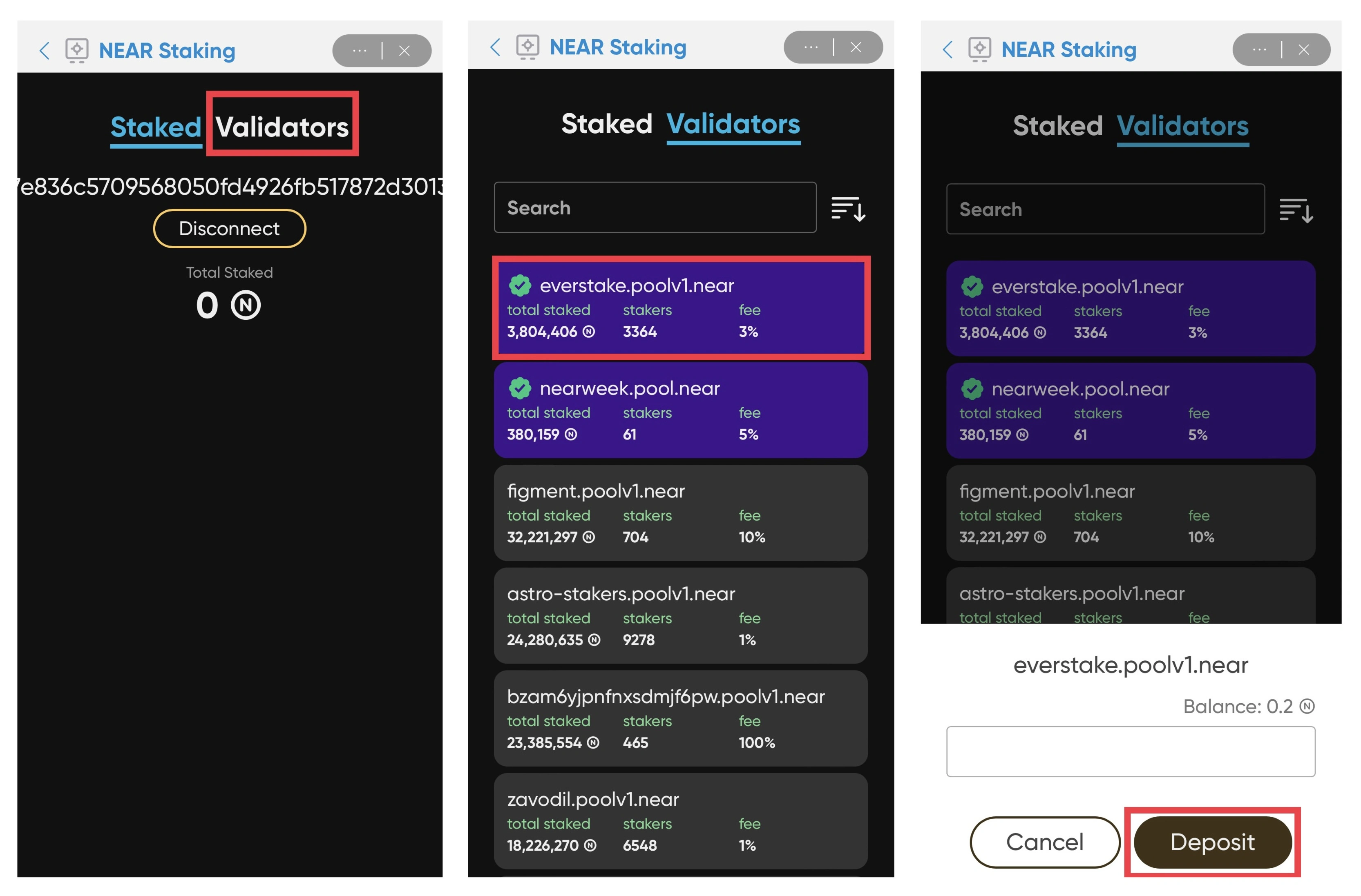 How to Stake the NEAR Protocol Token (NEAR) via the Opto Wallet ...