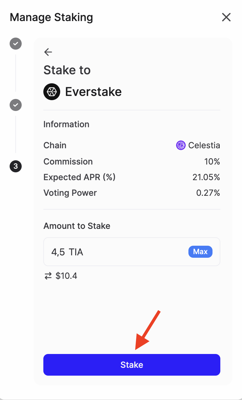 Blog | How to stake Celestia (TIA) using Keplr Wallet