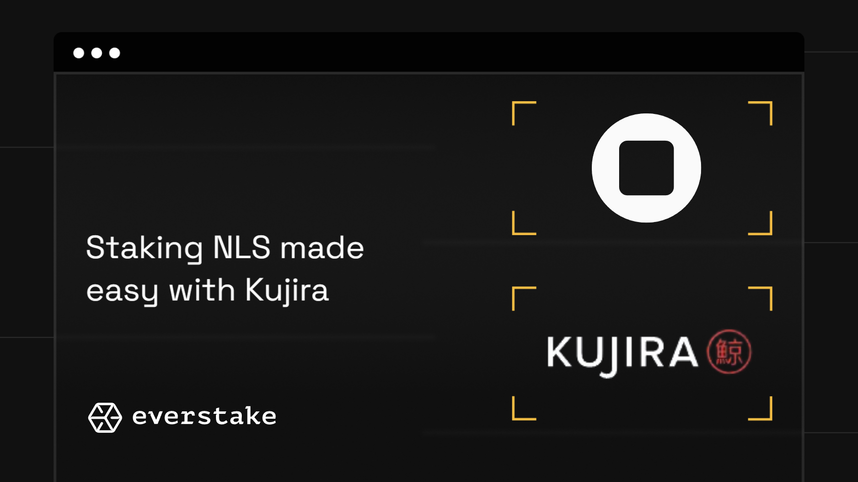 How to Stake NLS via Kujira | Everstake Blog
