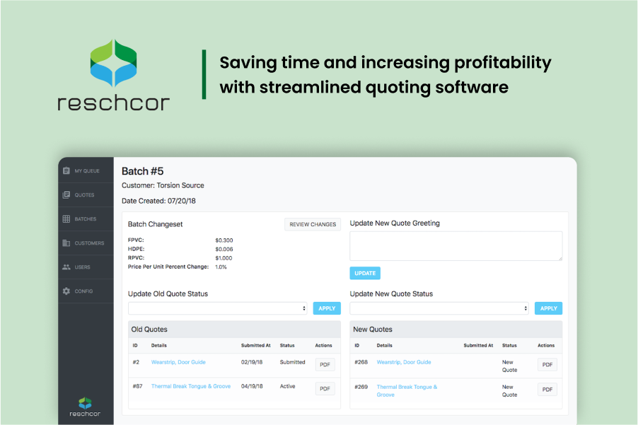 Reschcor Case Study | RoleModel Software | LightningCAD