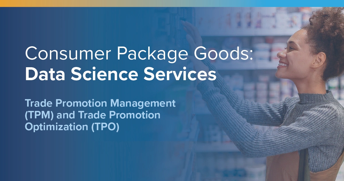 Consumer Package Goods: Data Science Services - Vistex, Inc.