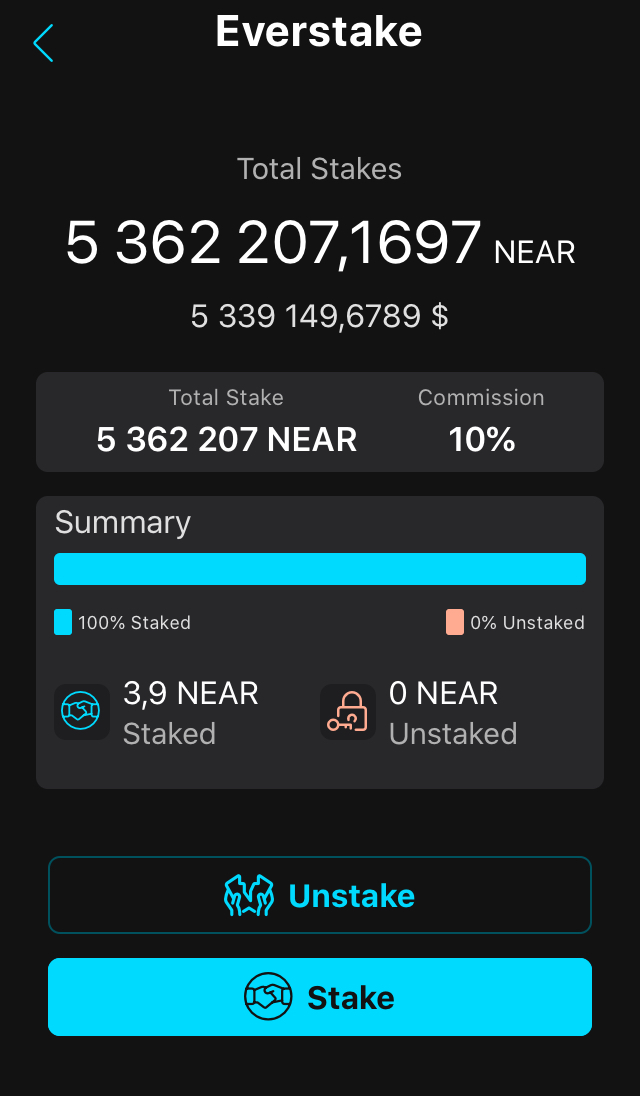 How to Stake NEAR (Near Protocol) in Moonlet Mobile Wallet: A Simple ...