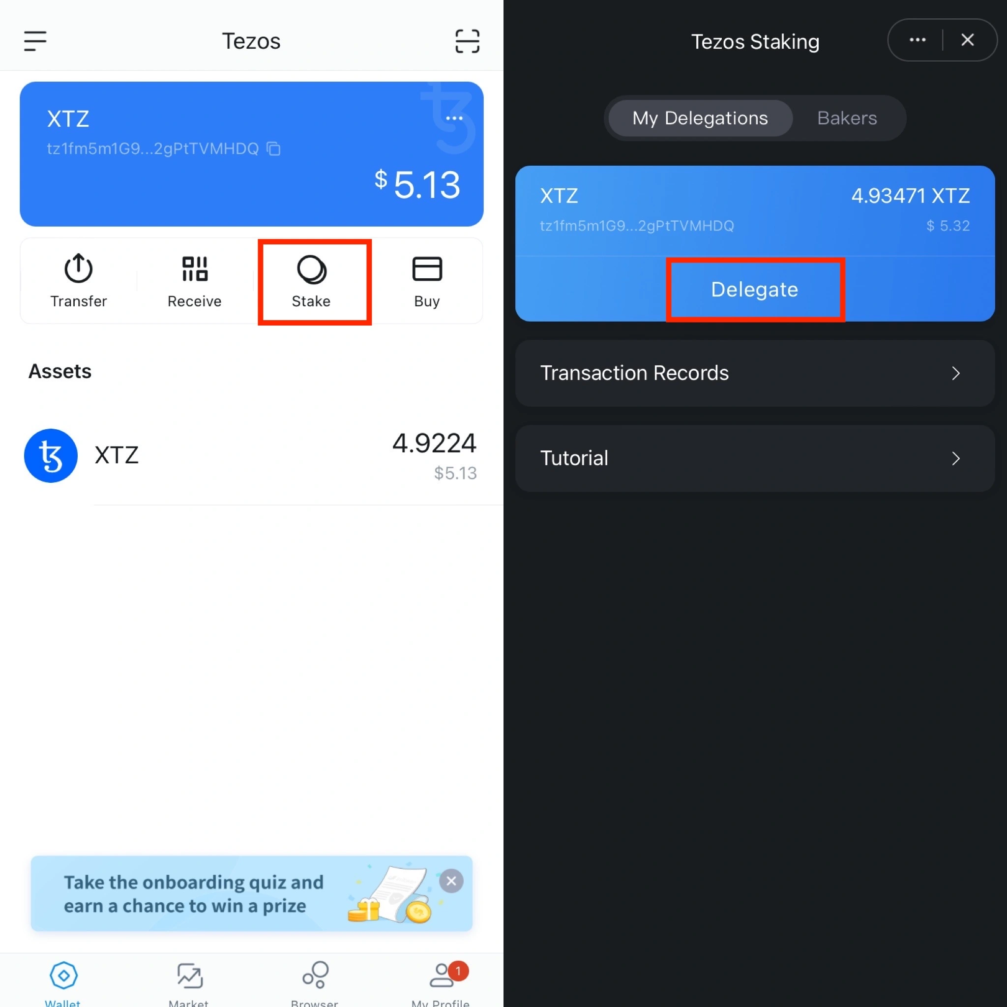 How to stake Tezos (XTZ) using imToken Wallet | Everstake Blog