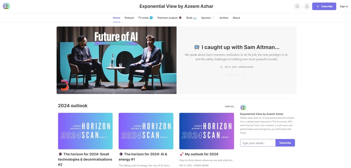 Top 25 Tech Newsletters (2024)