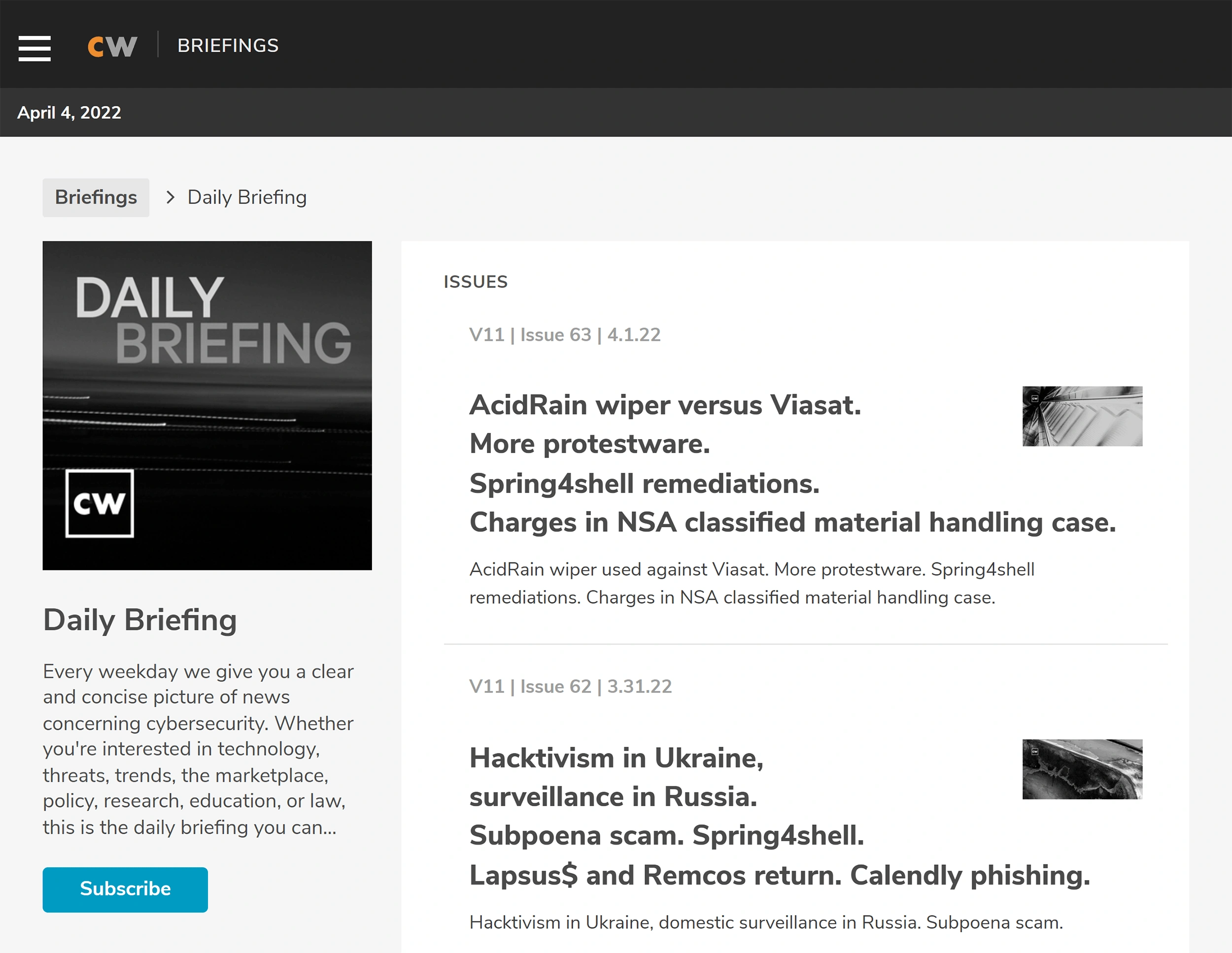 Top 25 Cybersecurity Newsletters for 2022