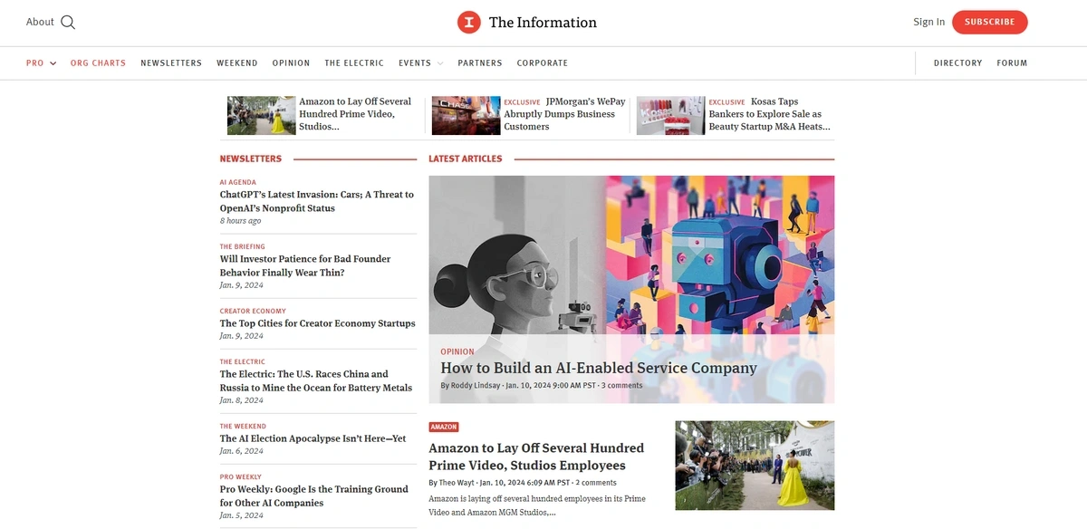 Top 25 Tech Newsletters (2024)