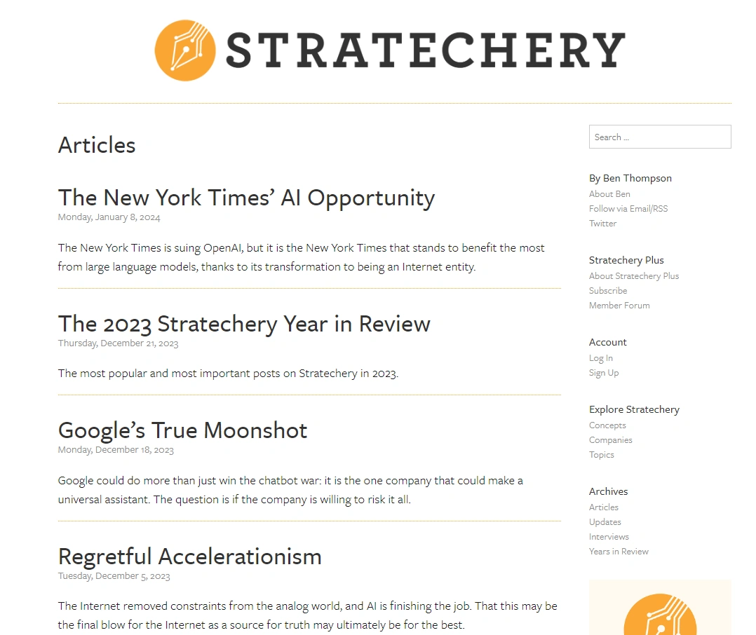 Top 25 Tech Newsletters (2024)