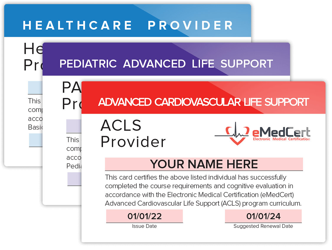 ACLS BLS PALS EMedCert