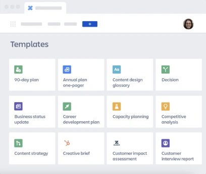 Confluence page - Atlas Bench