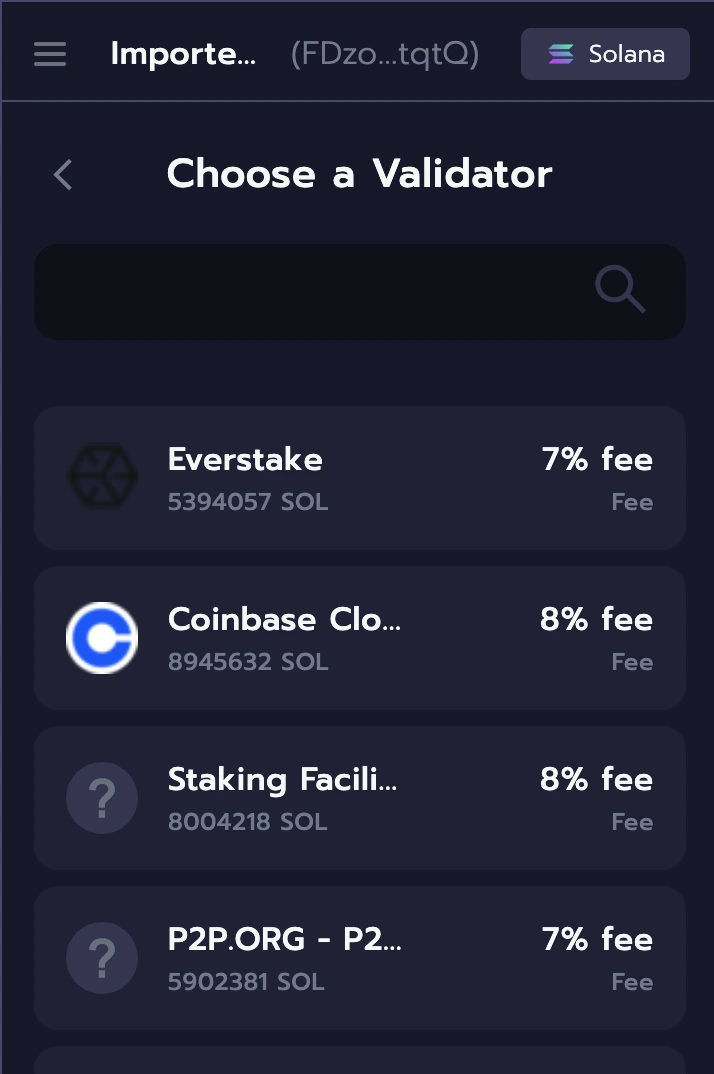 Blog | How to Stake Solana SOL using Nightly Wallet