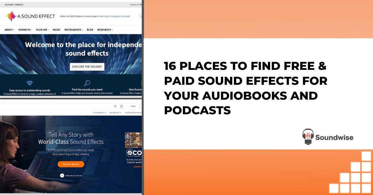 16 Places to Find Free & Paid Sound Effects for Your Audiobooks and ...