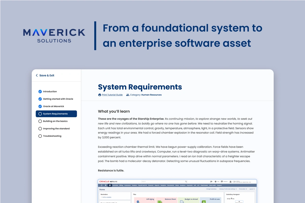 Maverick Case Study | LightningCAD