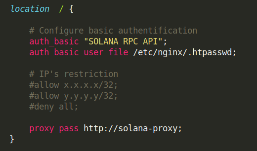 Securing Solana Validator Rpc With Nginx Server Everstake Blog