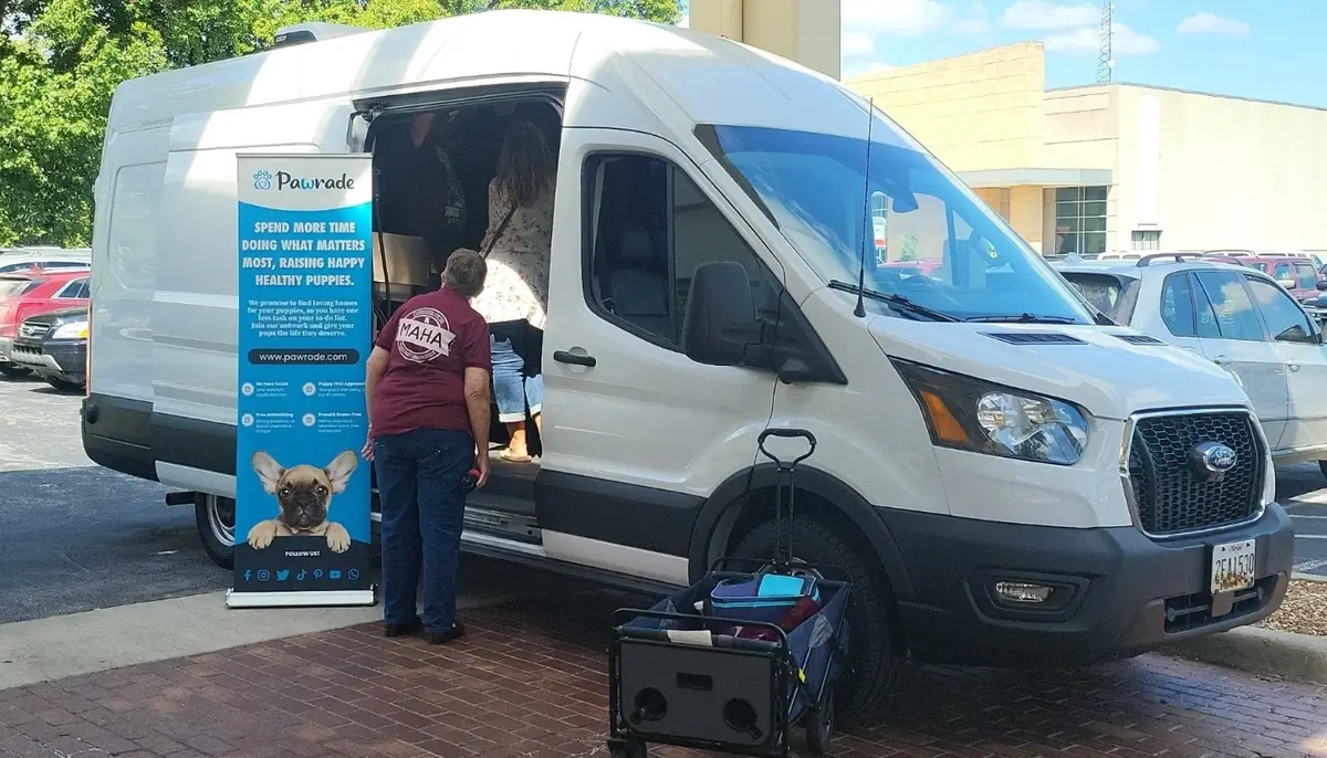 Pawrade Debuts New Fleet of Puppy Transport Vans - Pawrade.com