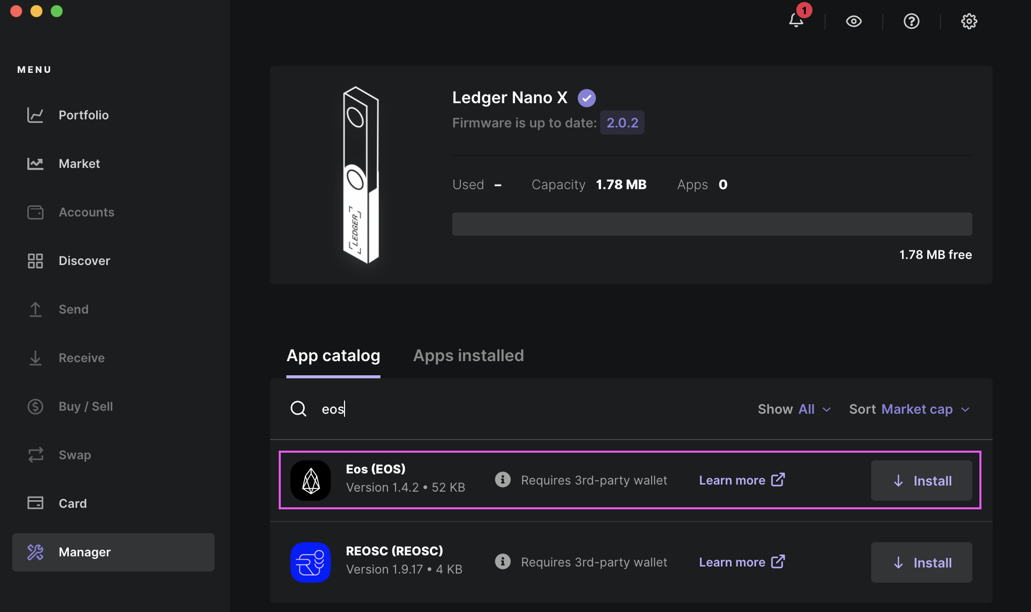 Blog | How to Create and Manage EOS Account on Your Ledger. Stake EOS ...