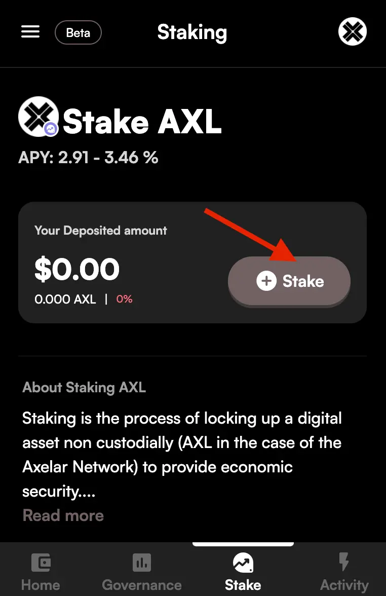 Blog | How to Stake Axelar (AXL) with the Leap Wallet